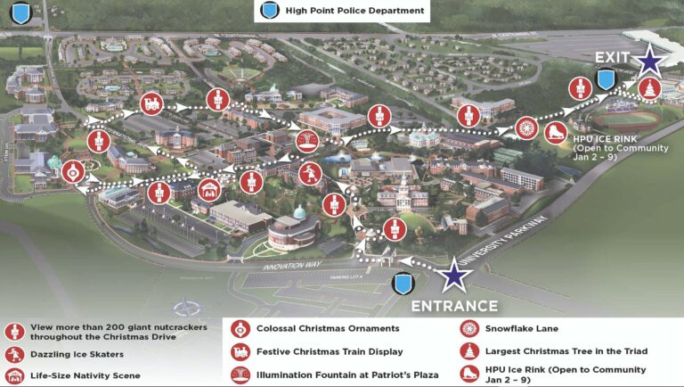 Christmas Drive | High Point's University | High Point University
