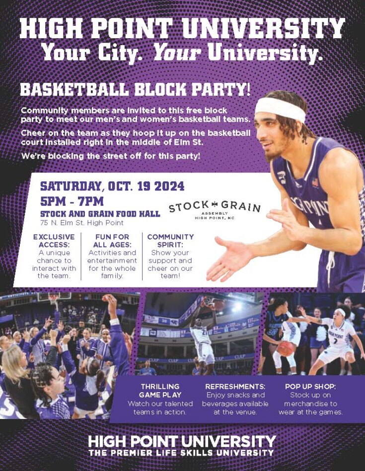 Basketball Block Party | Meet and Greet! | High Point's University ...