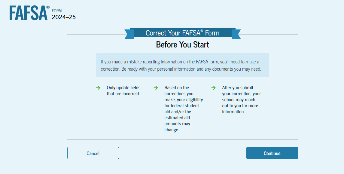 FAFSA Simplification ~ 2024/2025 | Office of Student Financial Planning | High Point University