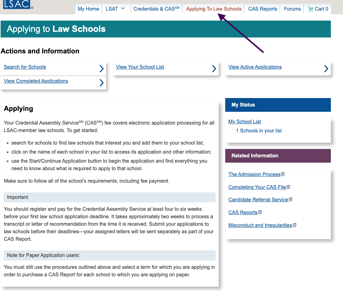 LSAC Application Instructions | Law School | High Point University