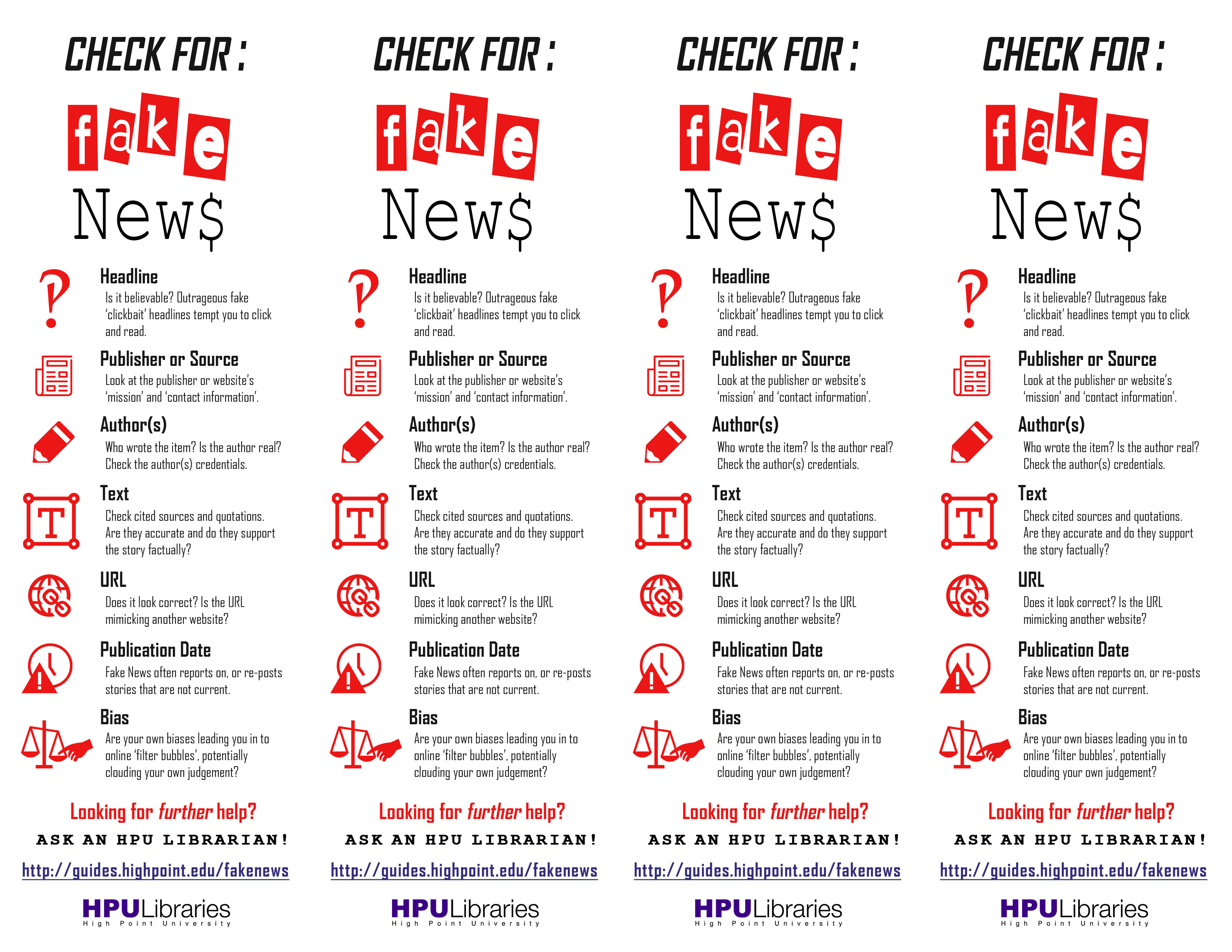 On Display at Smith Library: Checking Out "Fake News" | Library | High ...