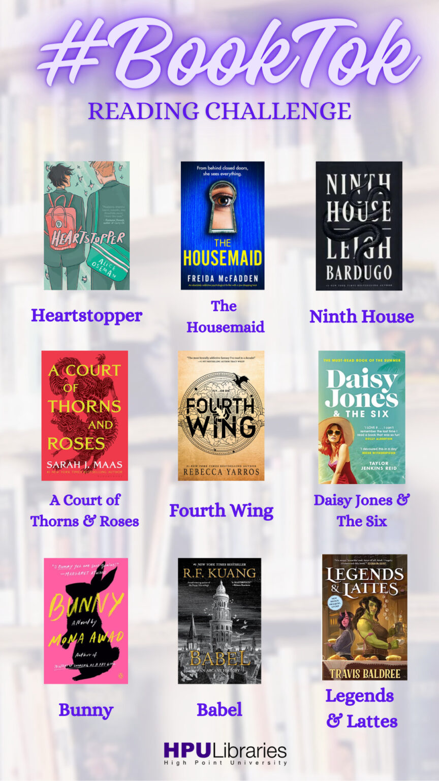Spring 2024 Reading Challenges | Library | High Point University