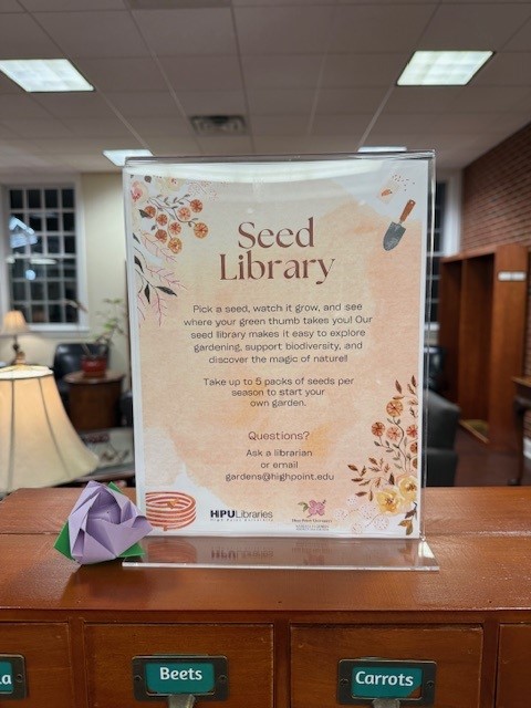 Sowing the Seeds: HPU Libraries & Arboretum Open HPU Seed Library ...