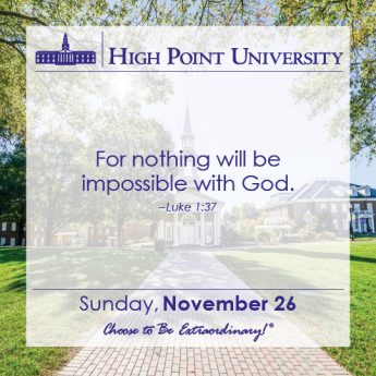 [CALENDAR] December 11, 2017, High Point University | High Point ...