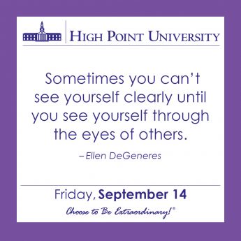 [CALENDAR] September 21, 2018 | High Point University | High Point, NC