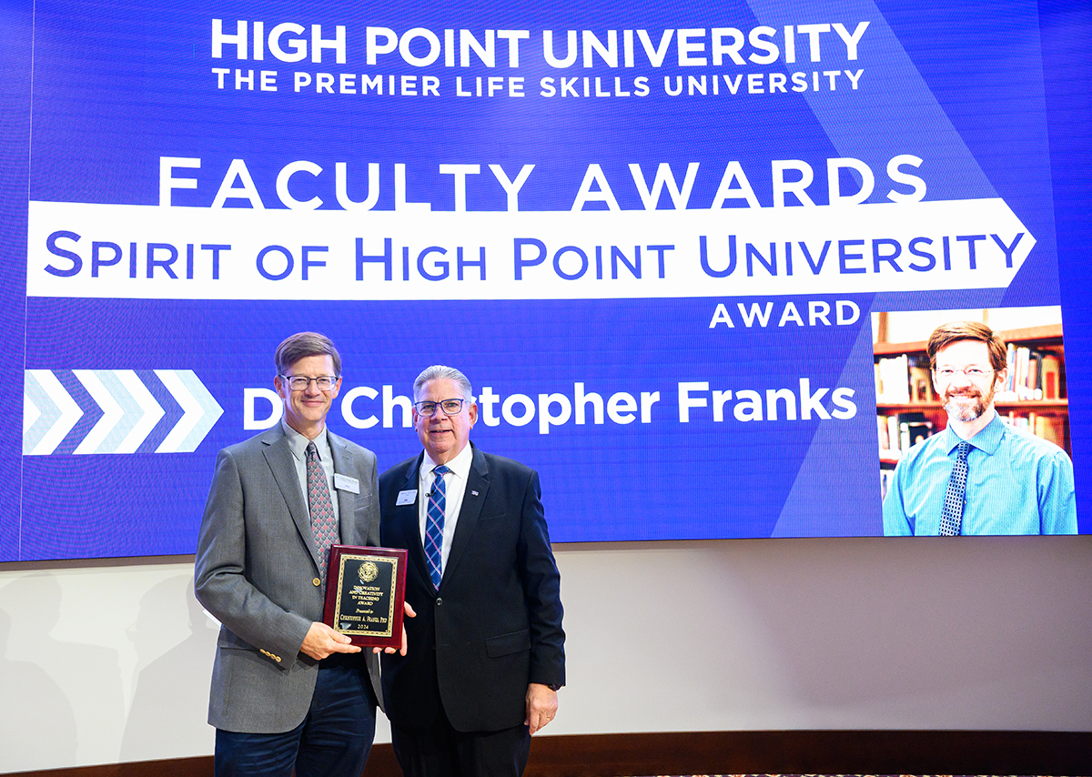 Three HPU Faculty Members Receive Standout Awards | High Point University