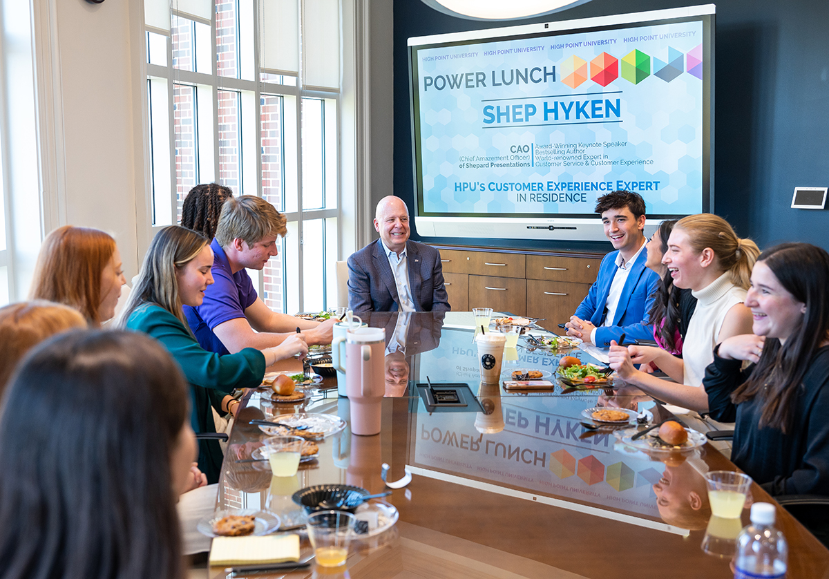 Shep Hyken, HPU Customer Service Expert, Mentors Students and Staff ...
