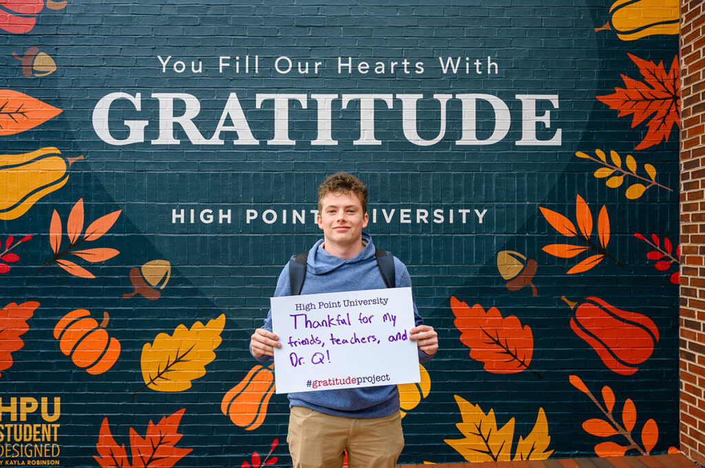 HPU Students Express Gratitude During Thanksgiving Season | High Point ...