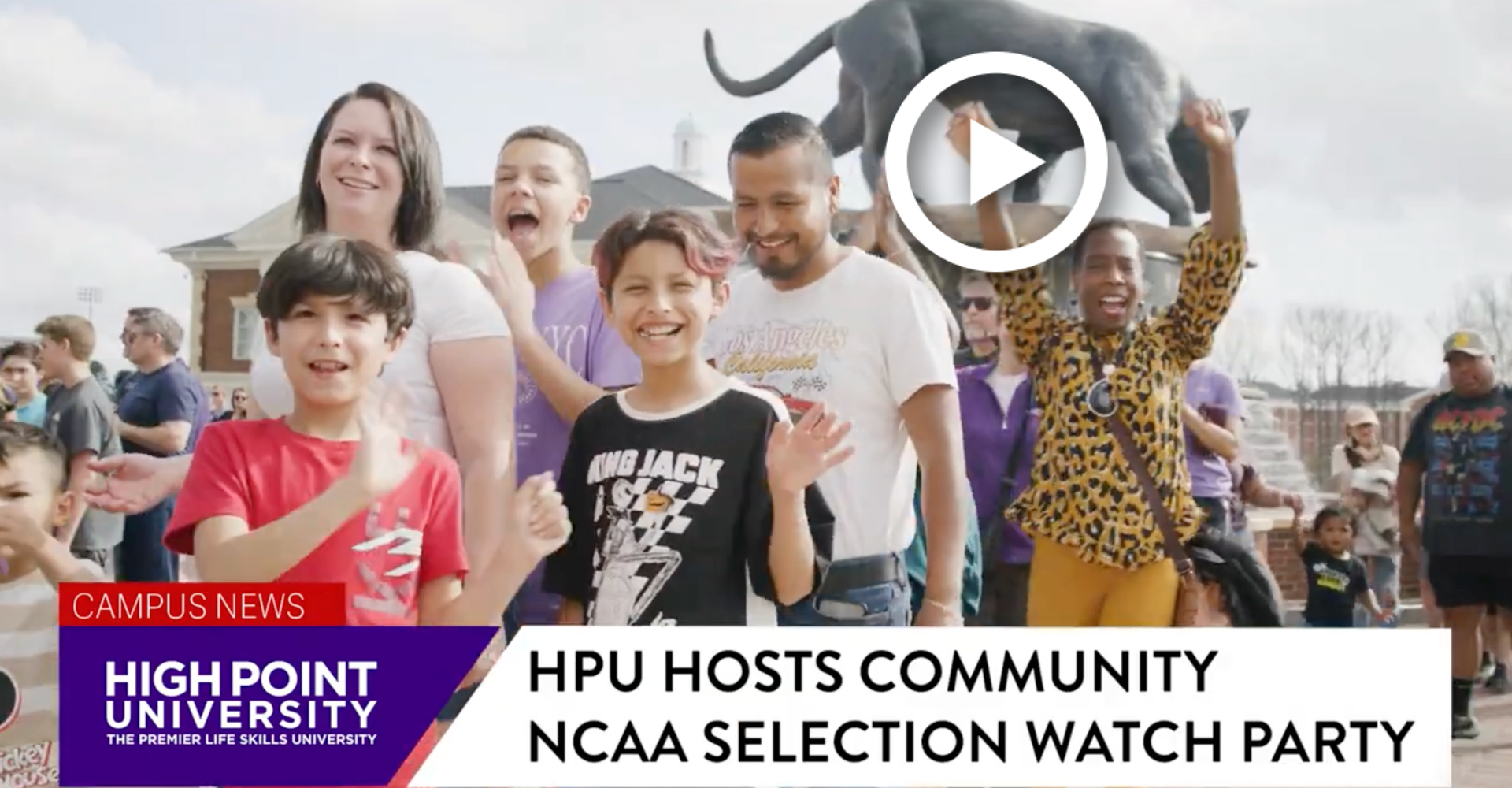 HPU News | HPU Hosts Community NCAA Selection Watch Party | High Point ...