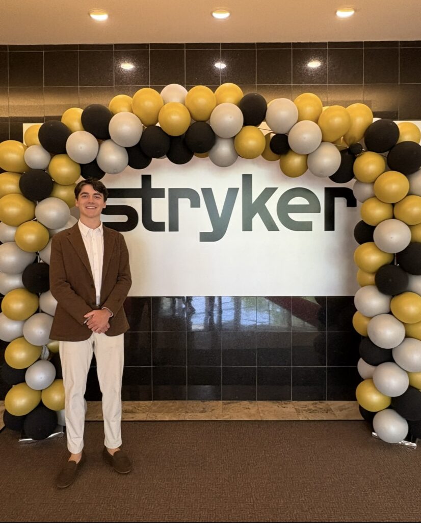 Calvin Byrd Begins Career at Stryker | High Point University