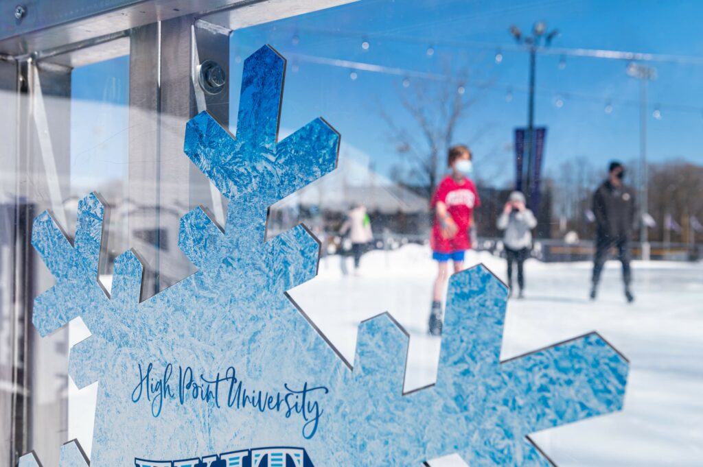 WGHP: HPU Opens Ice Rink to the Community | High Point University