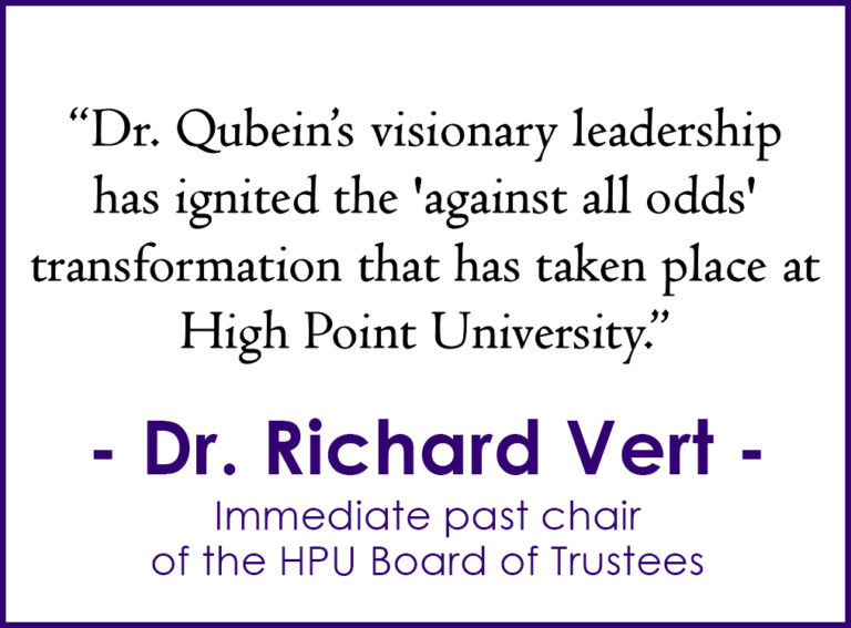 HPU to Name New Arena and Conference Center in Honor of Qubein Family ...