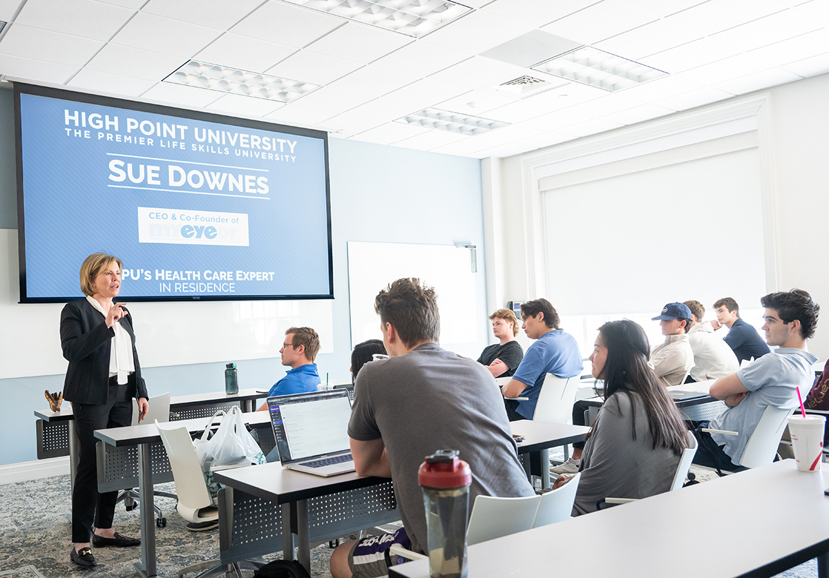 MyEyeDr. CEO Sue Downes, HPU Health Care Expert, Mentors Students ...