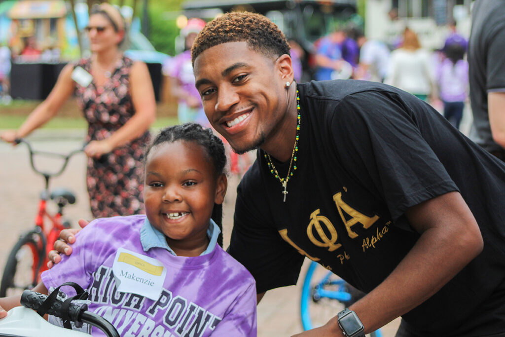 HPU’s New Students Surprise Local Children with Bicycles | High Point ...