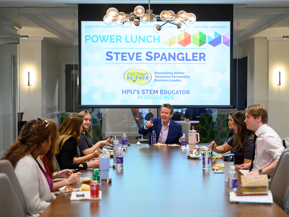 HPU Students Learn Life Skills from STEM Educator in Residence | High ...