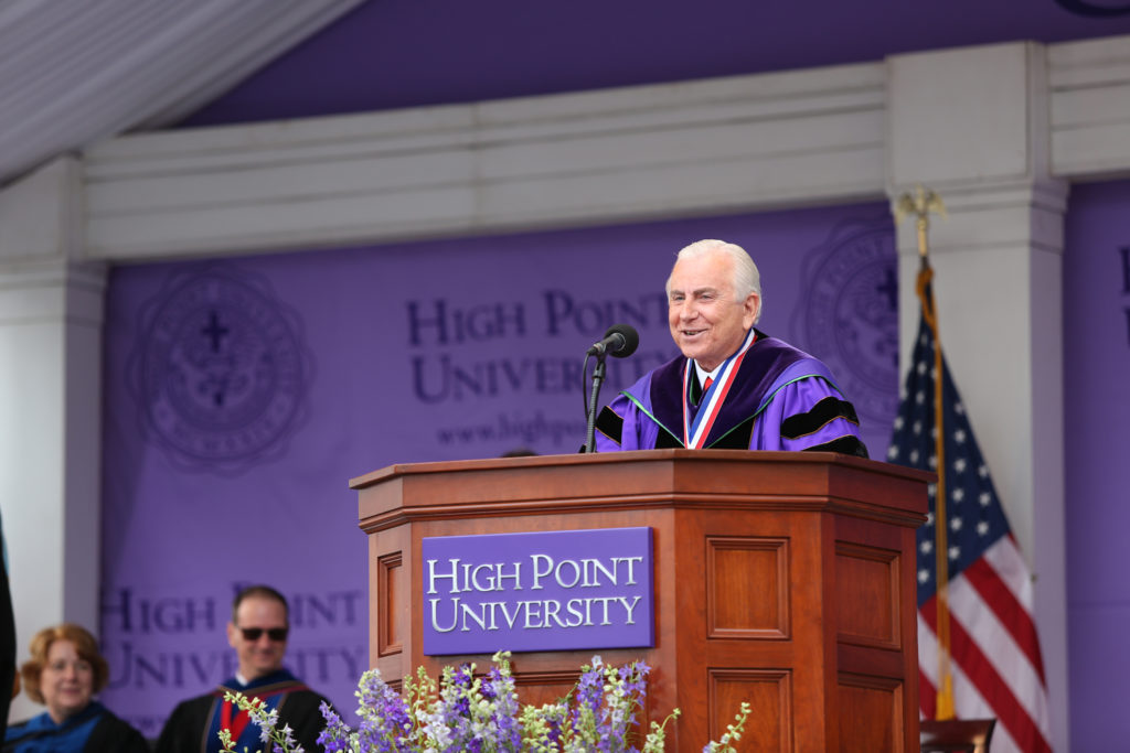 CNN’s Wolf Blitzer Inspires HPU Graduates | High Point University