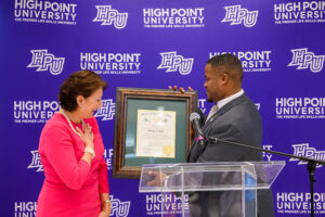 Mariana Qubein Honored with Long Leaf Pine Award at HPU | High Point ...