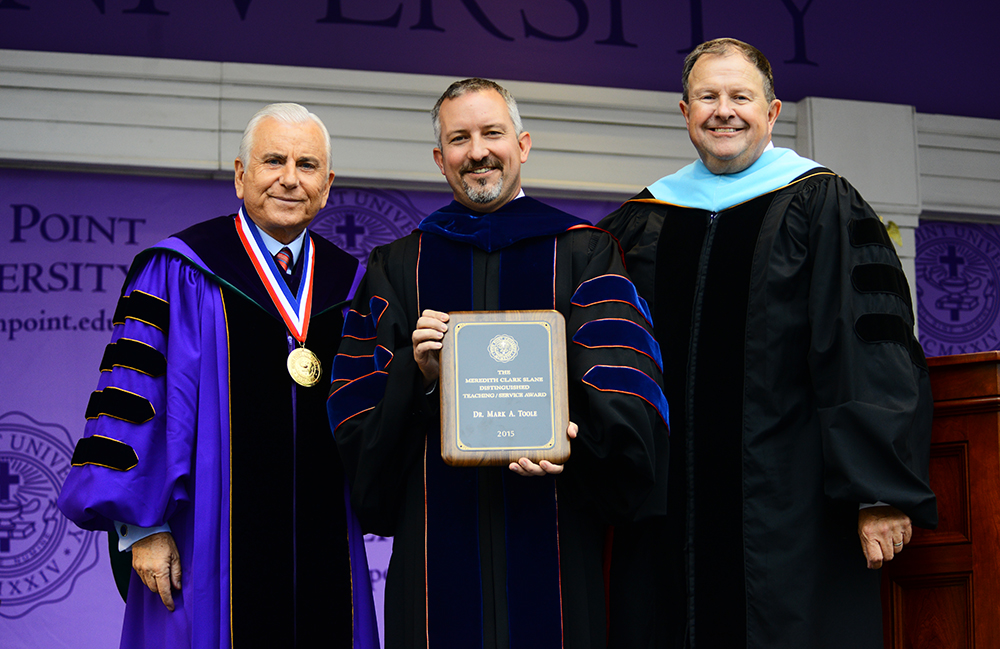 Dr. Mark Toole Receives Slane Distinguished Teaching-Service Award ...