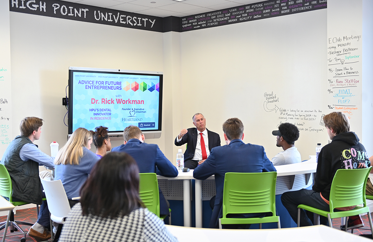 HPU’s Dental Innovator in Residence Mentors Students | High Point ...