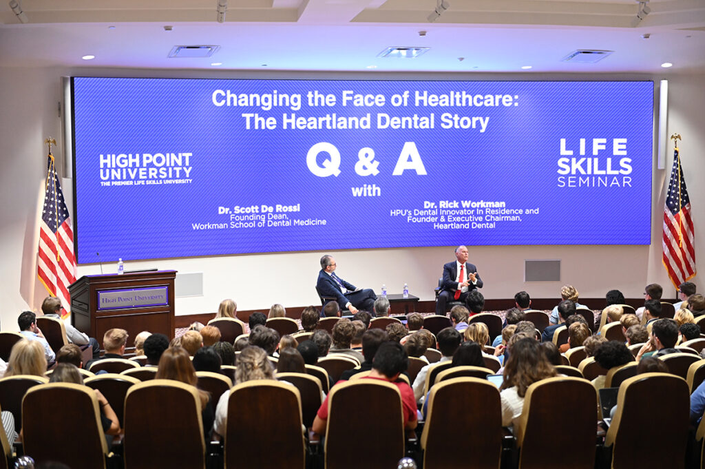 HPU’s Dental Innovator in Residence Mentors Students | High Point ...