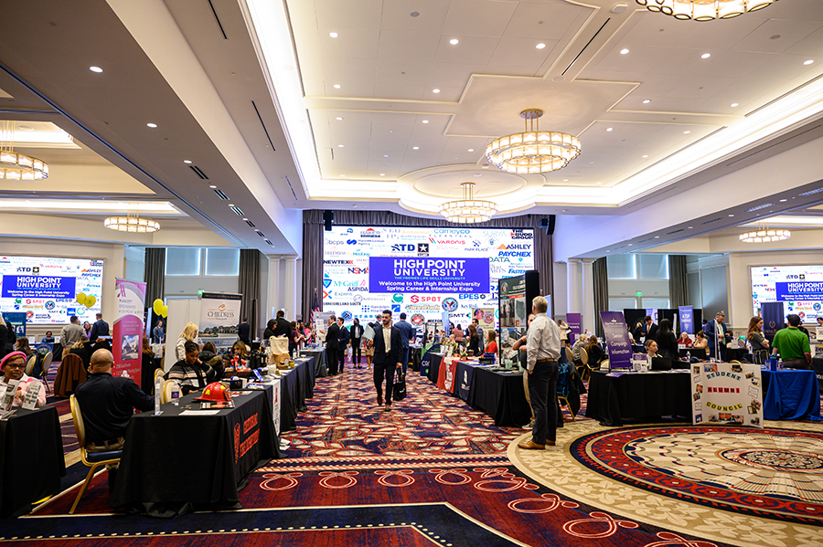 HPU Students Connect with Nearly 100 Employers at Career and Internship Expo | High Point University