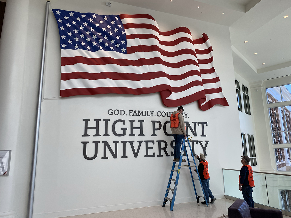 HPU Installs Steel from NYC’s Twin Towers in the Qubein Arena | High ...