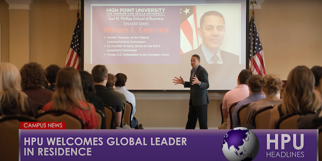 HPU News | HPU Welcomes Global Leader in Residence William Kennard ...
