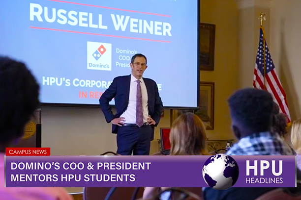 HPU News | Domino's President Shares Life Skill Lessons | High Point ...