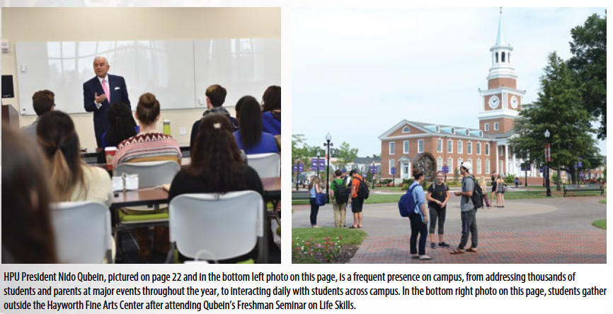 Growing HPU's Family, Campus and Mission | High Point University