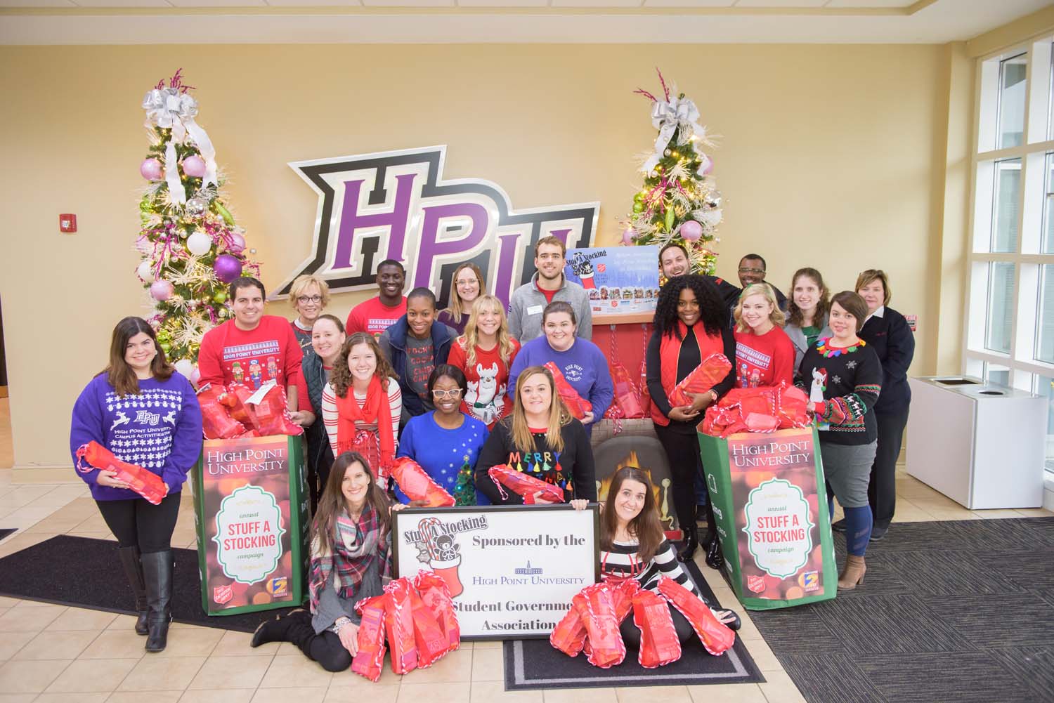 HPU Family Gives 600 Stockings to Salvation Army | High Point ...