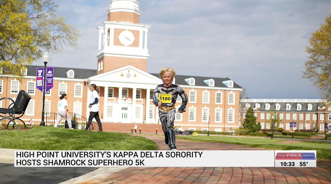 Fox 8: HPU's Kappa Delta Holds Superhero Dash for Philanthropy | High ...