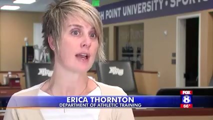 WGHP: HPU's Erica Thornton Discusses Head Injuries - High Point University