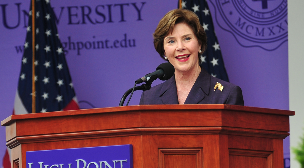 Laura Bush | High Point University | High Point, NC