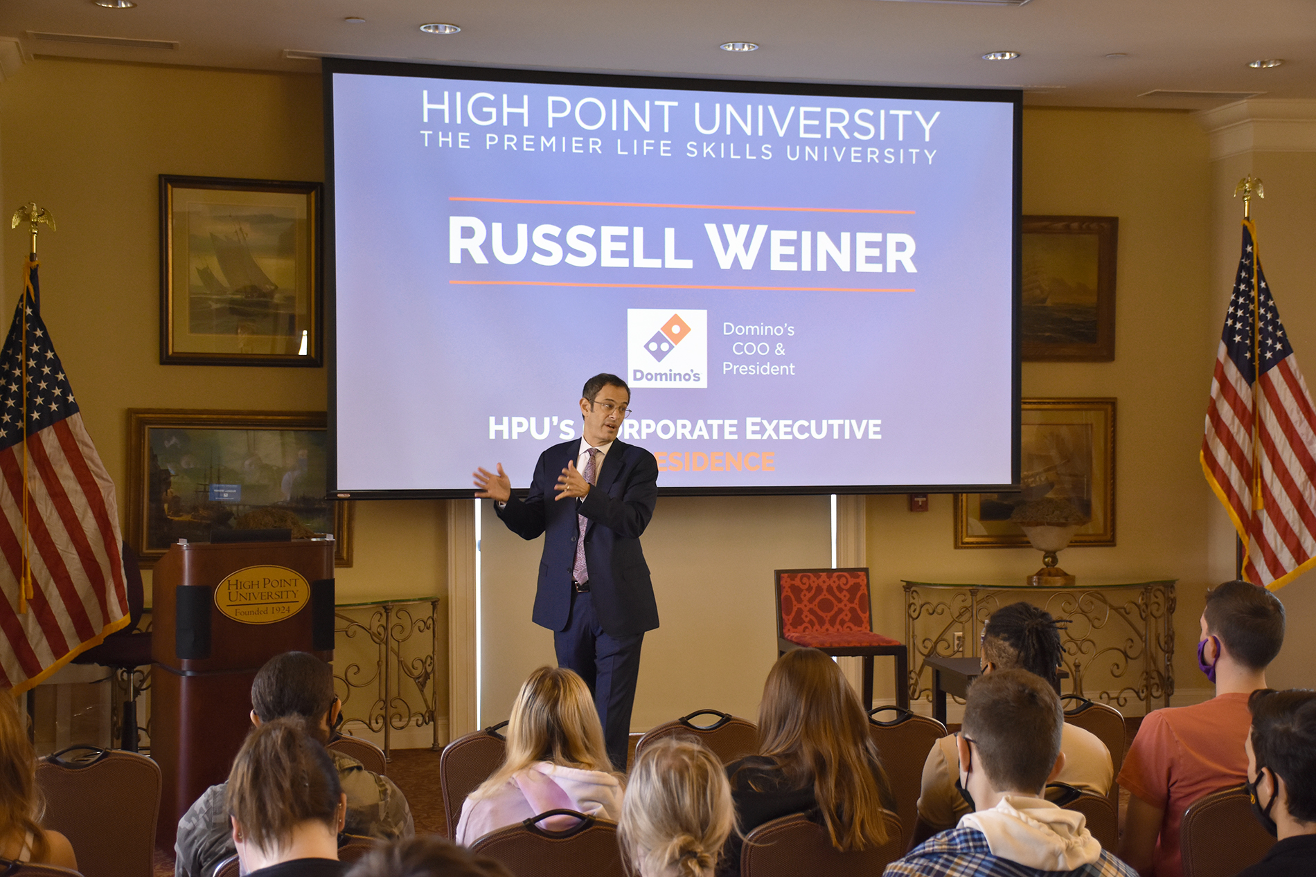 HPU News | Domino's President Shares Life Skill Lessons | High Point ...