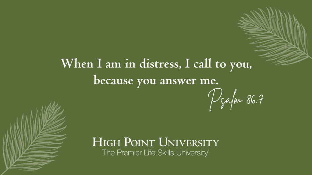 Day 19 | Lenten Message | Religious Life | High Point University