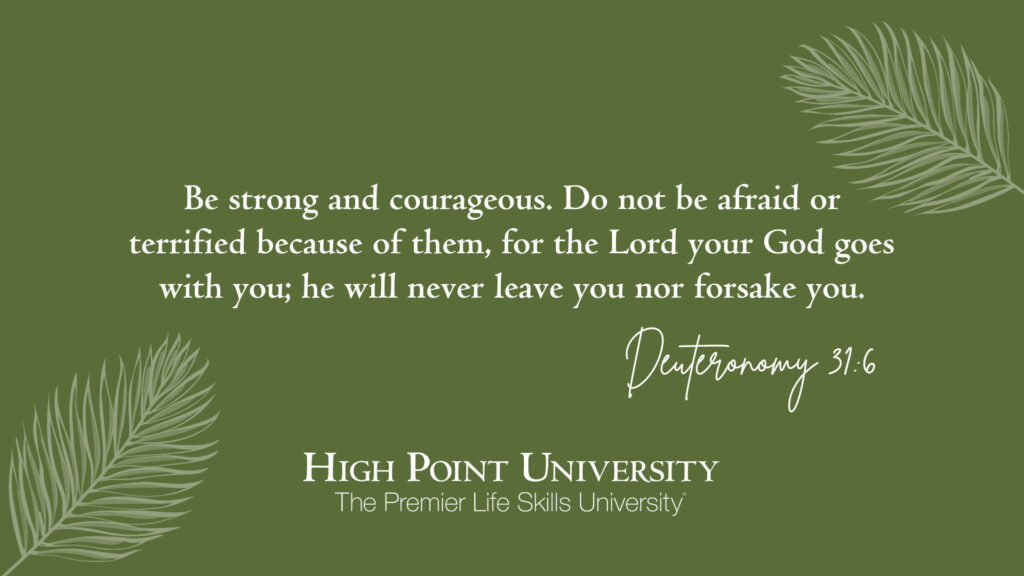 Day 32 | Lenten Message | Religious Life | High Point University