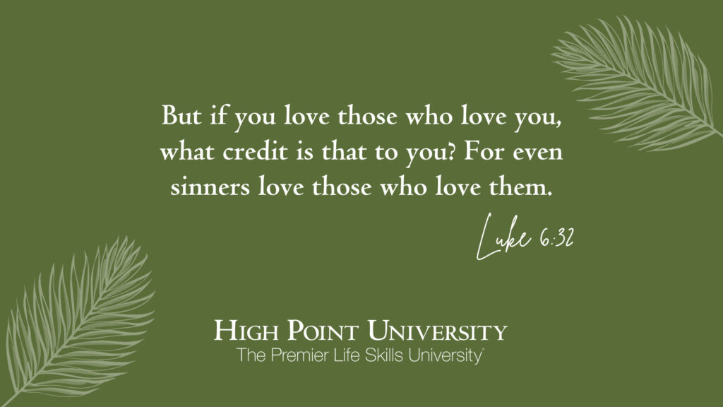 Day 4 | Lenten Message | Religious Life | High Point University