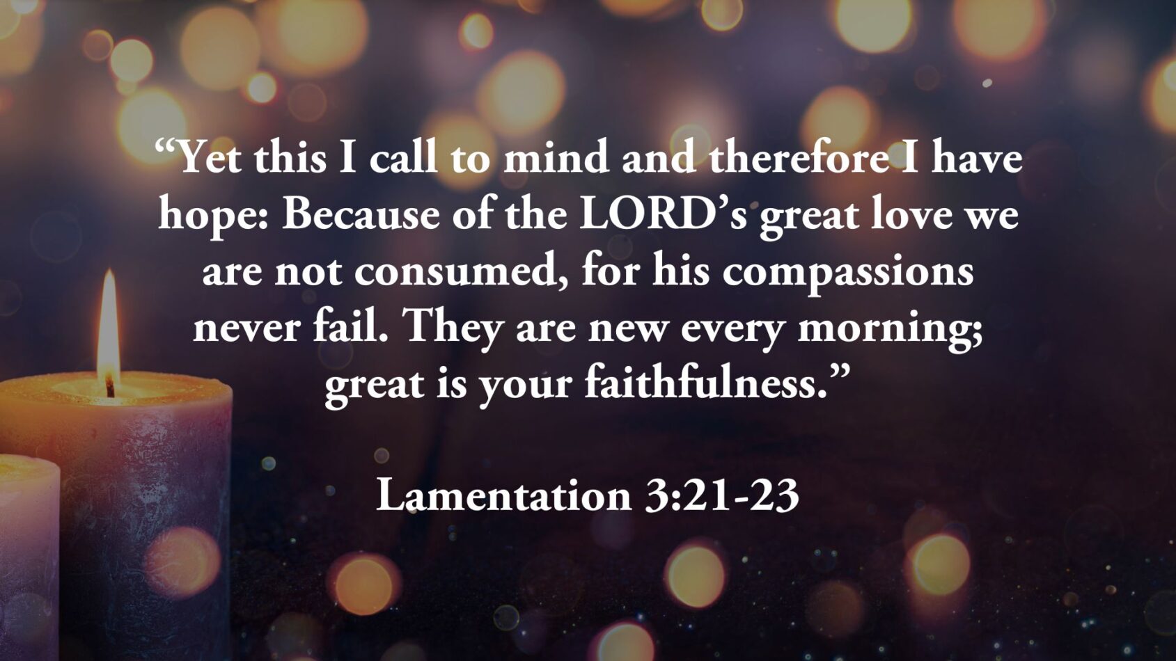 Advent Devotional | Day 3 | Religious Life | High Point University