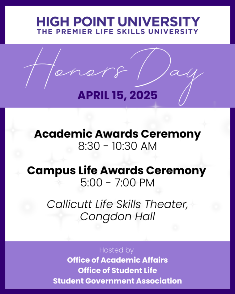 Honors Day | Student Life | High Point University