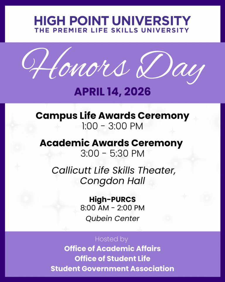 Honors Day | Student Life | High Point University