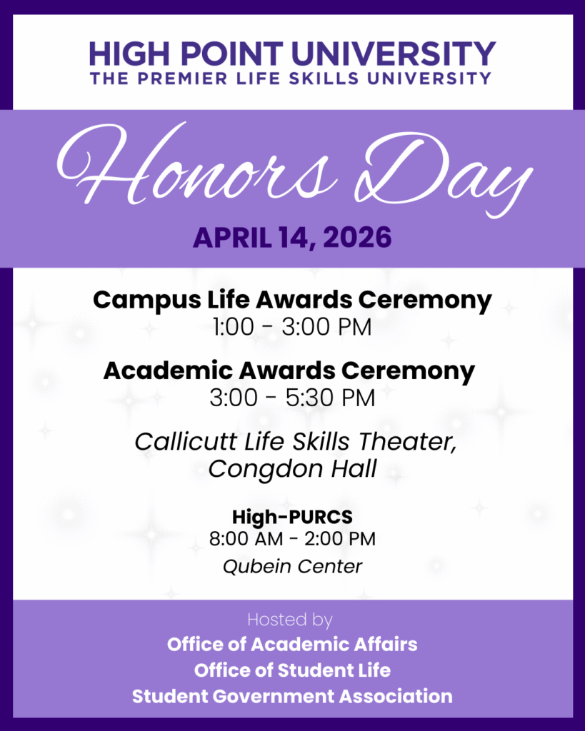 Honors Day | Student Life | High Point University